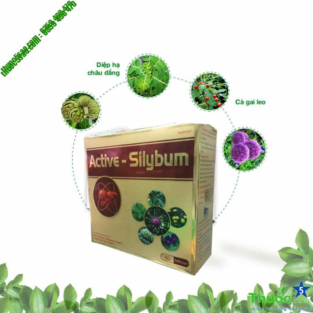 Active Silybum thải độc, mát gan, tăng cường chức năng gan - Thuốc 5 ...