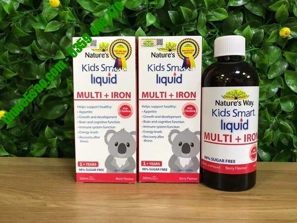 [Giá Gốc] Nature's Way Kids Smart Multi Iron liquid - Bổ sung vi chất sắt