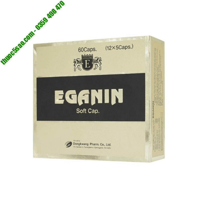 [GIÁ GỐC] Eganin hỗ trợ tăng cường chức năng gan, hộp 60 viên