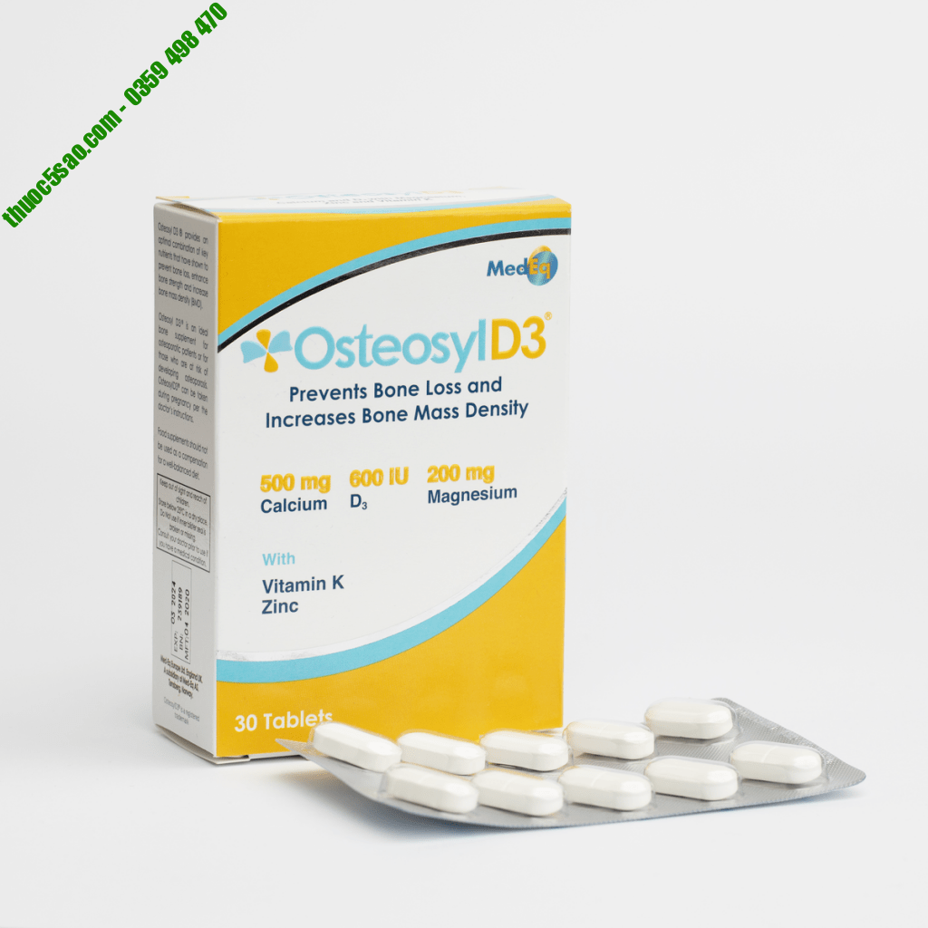 [GIÁ GỐC] Osteosyl D3 bổ sung vitamin và canxi hộp 30 viên - Thuốc 5 ...