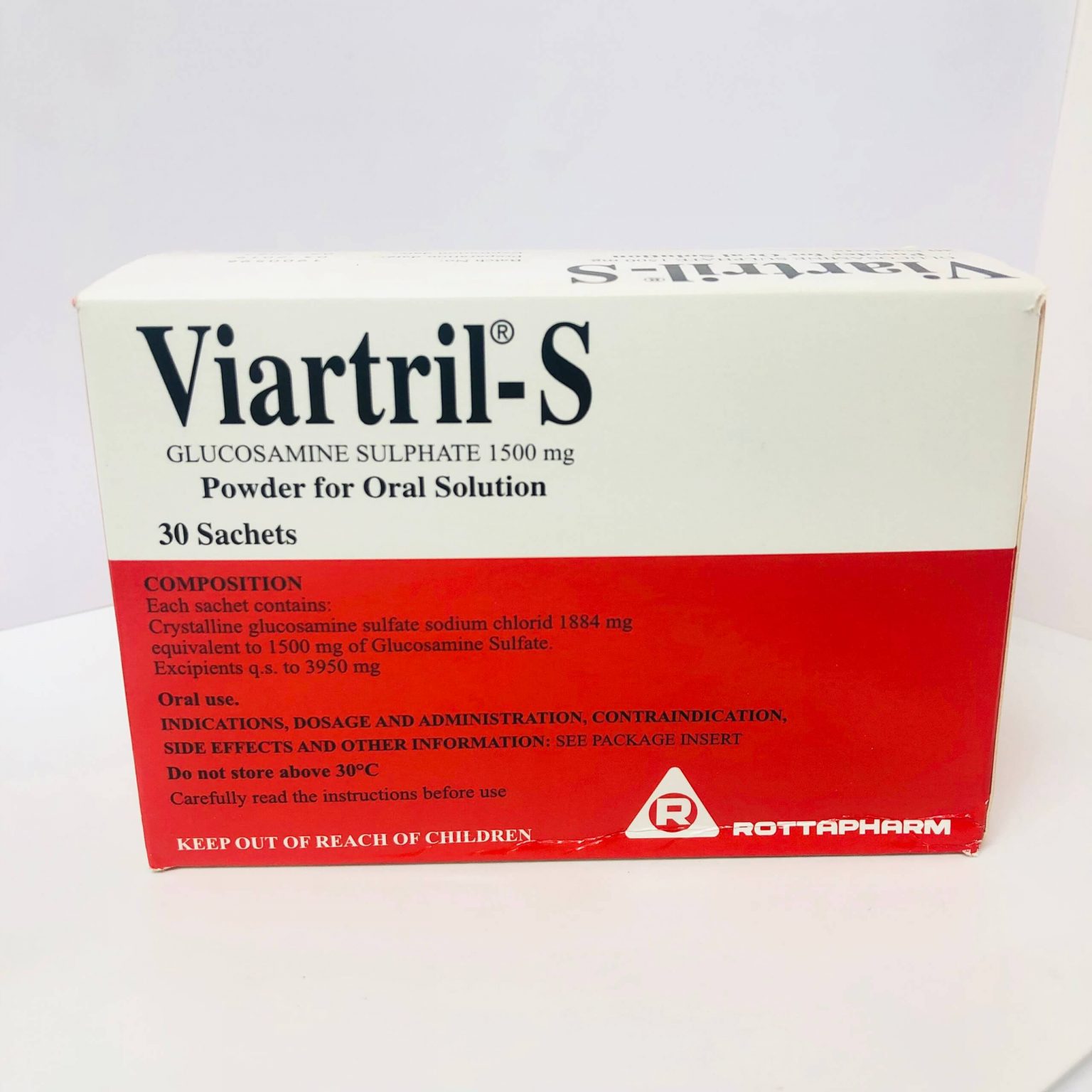 [GIÁ GỐC] Viartril-S hỗ trợ điều trị xương khớp Hộp 30 gói