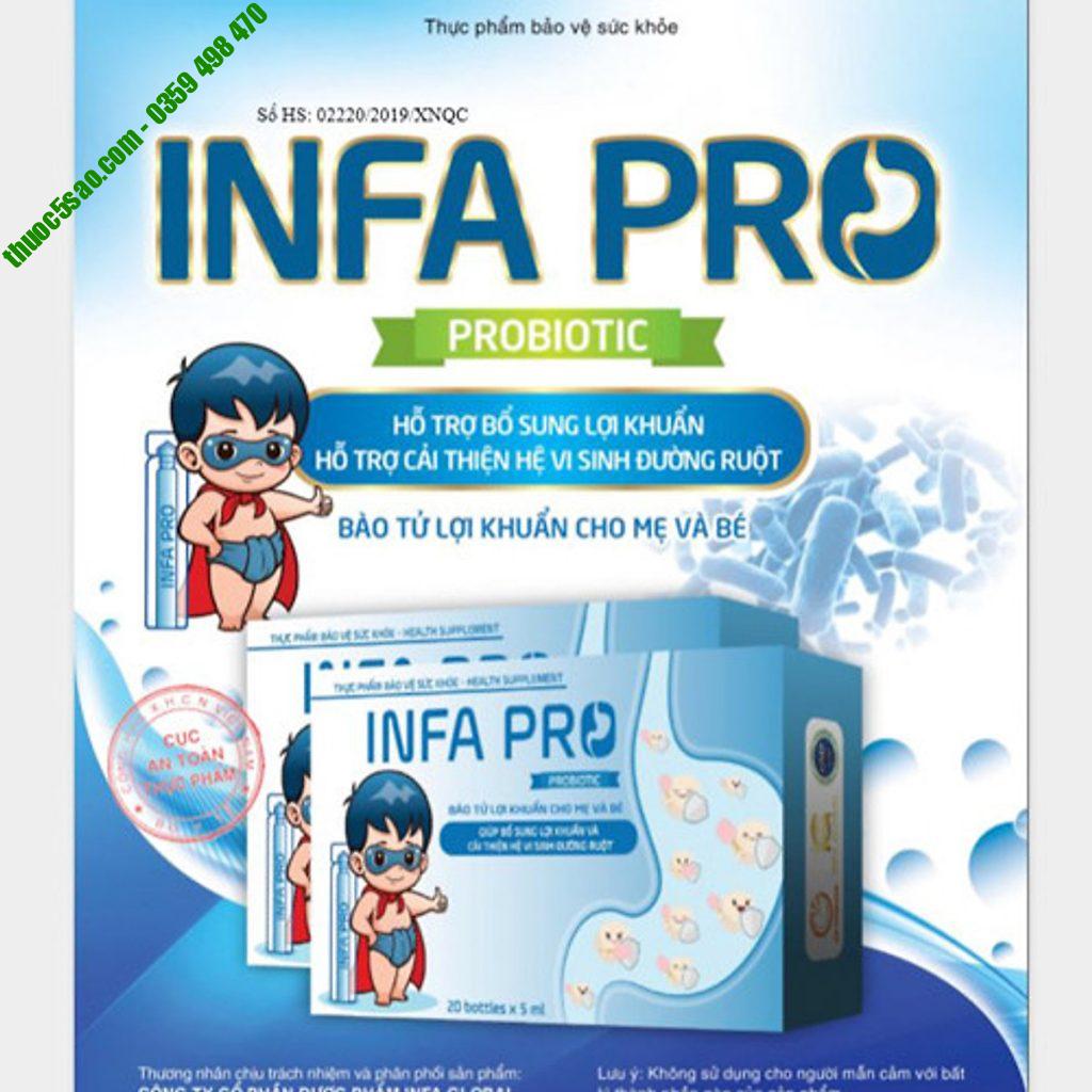 [GIÁ GỐC] Infa Pro hỗ trợ cải thiện hệ tiêu hóa hộp 20 ống - Thuốc 5 ...