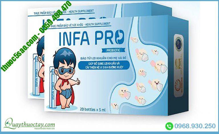 [GIÁ GỐC] Infa Pro hỗ trợ cải thiện hệ tiêu hóa hộp 20 ống - Thuốc 5 sao - Uy tín, chất lượng ...