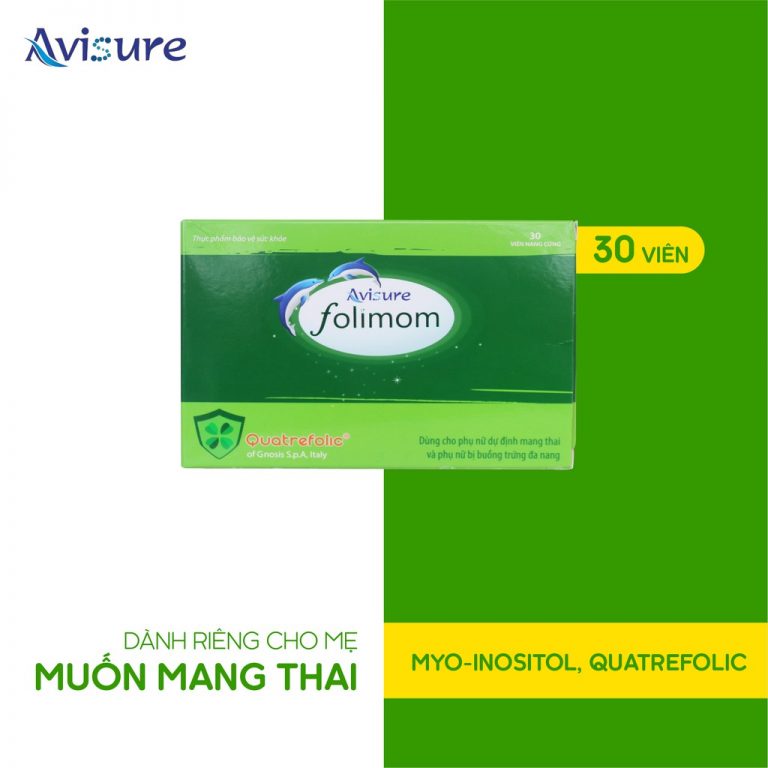 [GIÁ GỐC] Avisure Folimom cho mẹ chuẩn bị mang thai hộp 30 viên