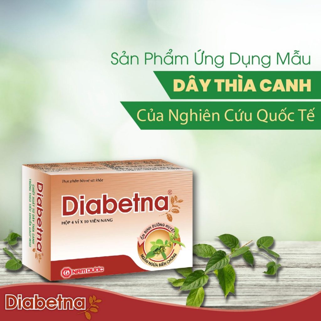 [GIÁ GỐC] Diabetna viên hạ đường huyết mỡ máu hộp 4 vỉ x 10 viên