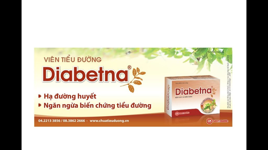 [GIÁ GỐC] Diabetna viên hạ đường huyết mỡ máu hộp 4 vỉ x 10 viên