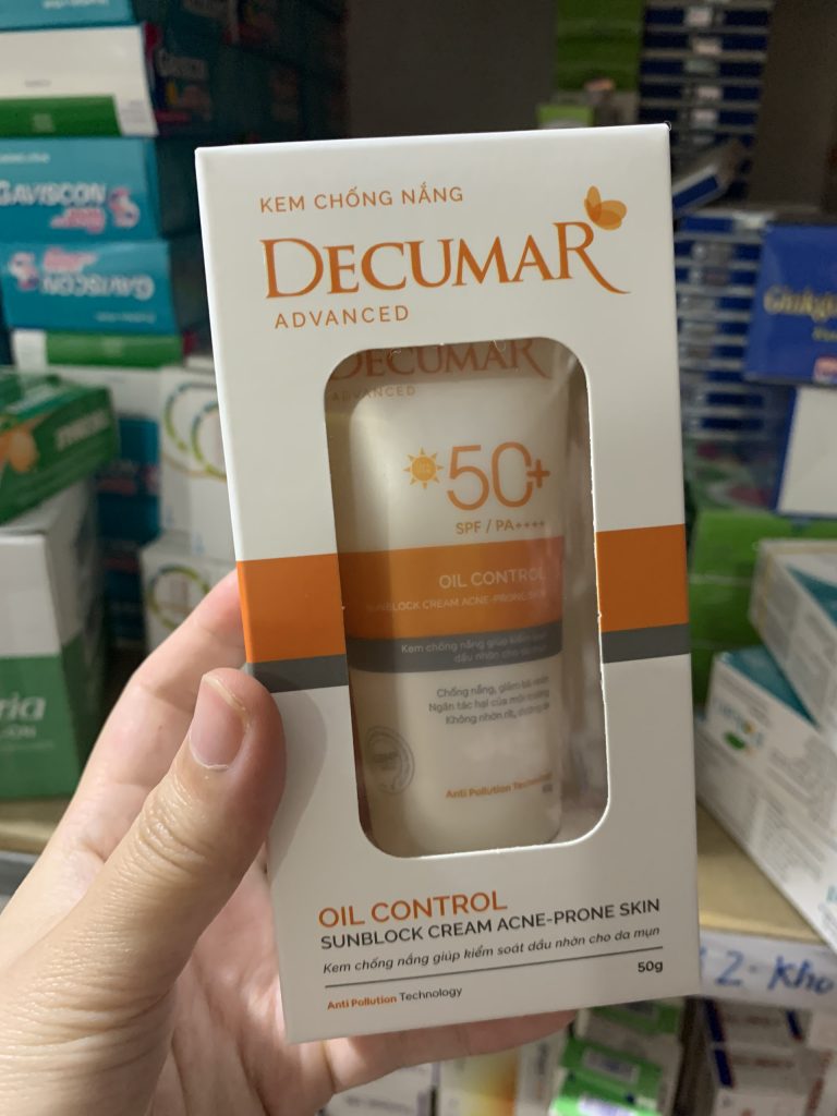 [GIÁ GỐC] Kem Chống Nắng Decumar Advanced kiềm dầu, ngừa mụn Tuýp 50g ...