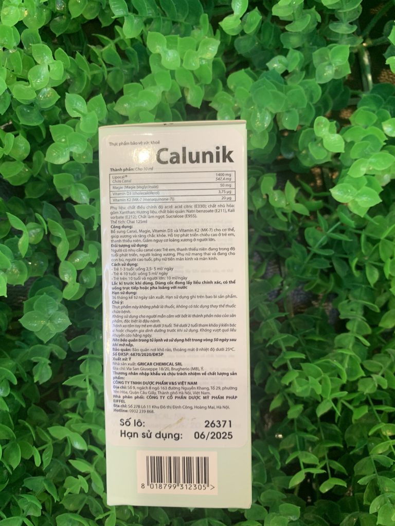 Calunik Imochild canxi cho trẻ mua ở đâu, công dụng và lưu ý sử dụng ...