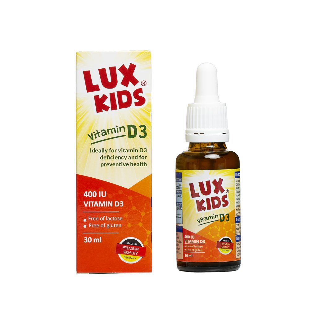 [GIÁ GỐC] Vitamin D3 Lux Kids hỗ trợ tăng chiều cao cho trẻ Lọ 30ml ...