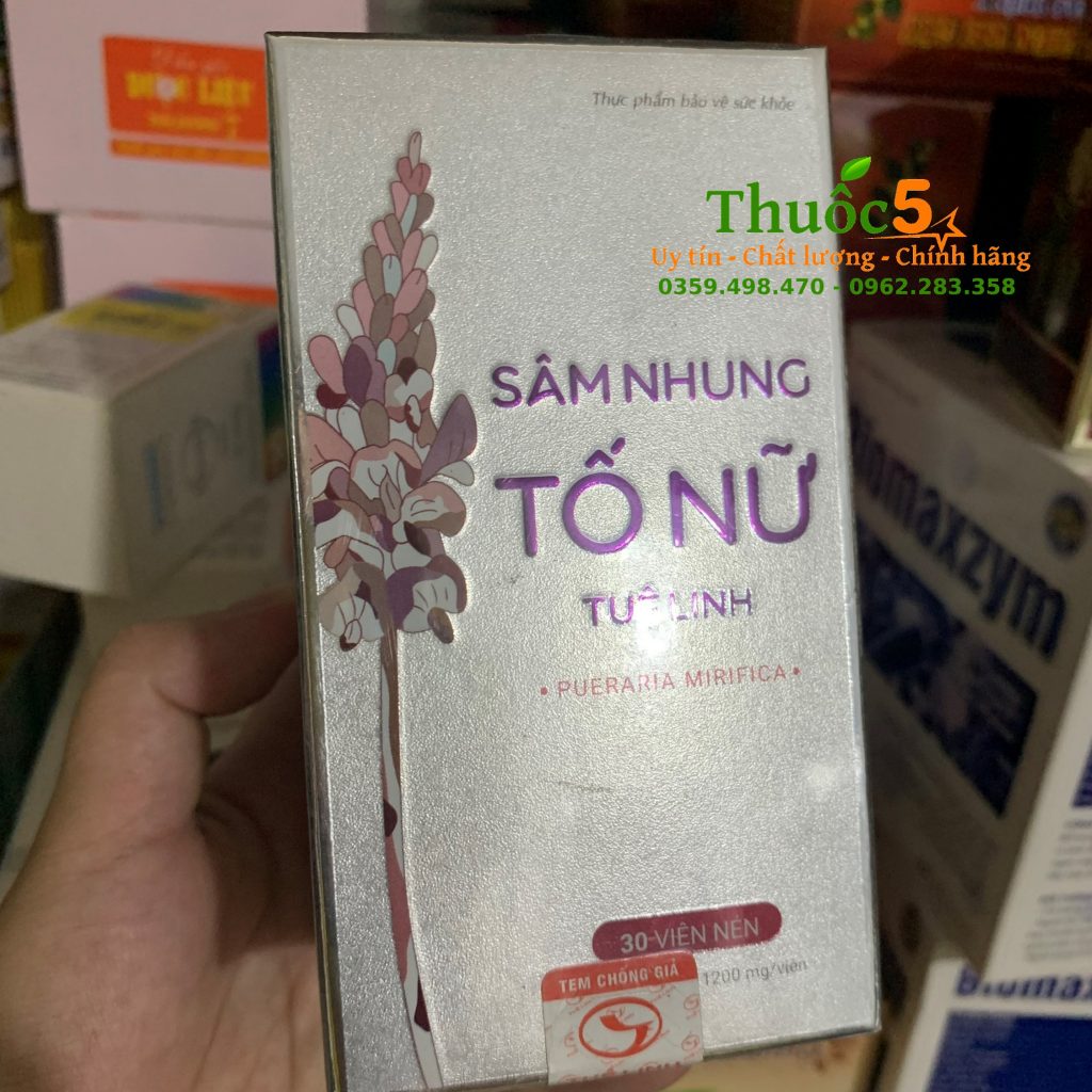 [GIÁ GỐC] Sâm nhung Tố nữ Tuệ Linh tăng nội tiết tố hộp 30 viên