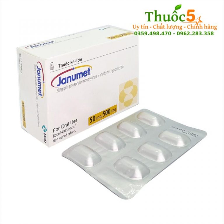 [GIÁ GỐC] Janumet 50mg/500mg hộp 4 vỉ - Thuốc 5 sao - Uy tín, chất ...