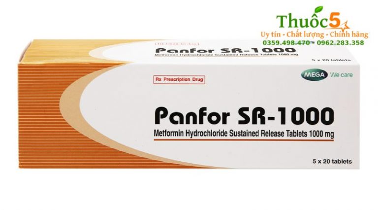 [GIÁ GỐC] Panfor SR-1000 hộp 5 vỉ x 20 viên - Thuốc 5 sao - Uy tín ...
