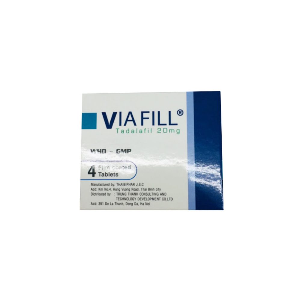 [GIÁ GỐC] Viafill 20mg -Tăng cường khả năng sinh lý Hộp 4 viên - Thuốc ...