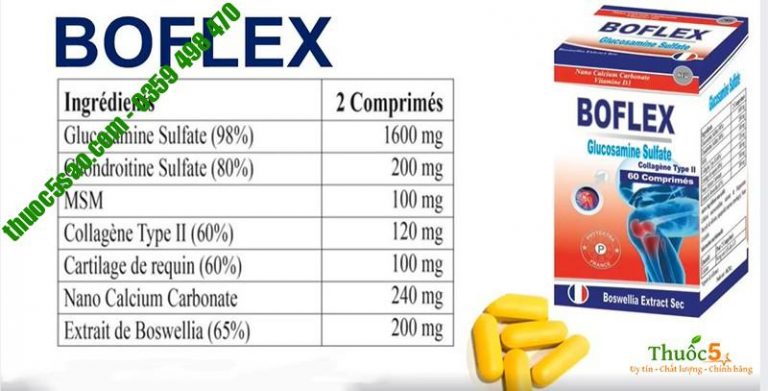 [GIÁ GỐC] Bổ khớp Boflex bồi bổ và tái tạo mô sụn ở các khớp xương
