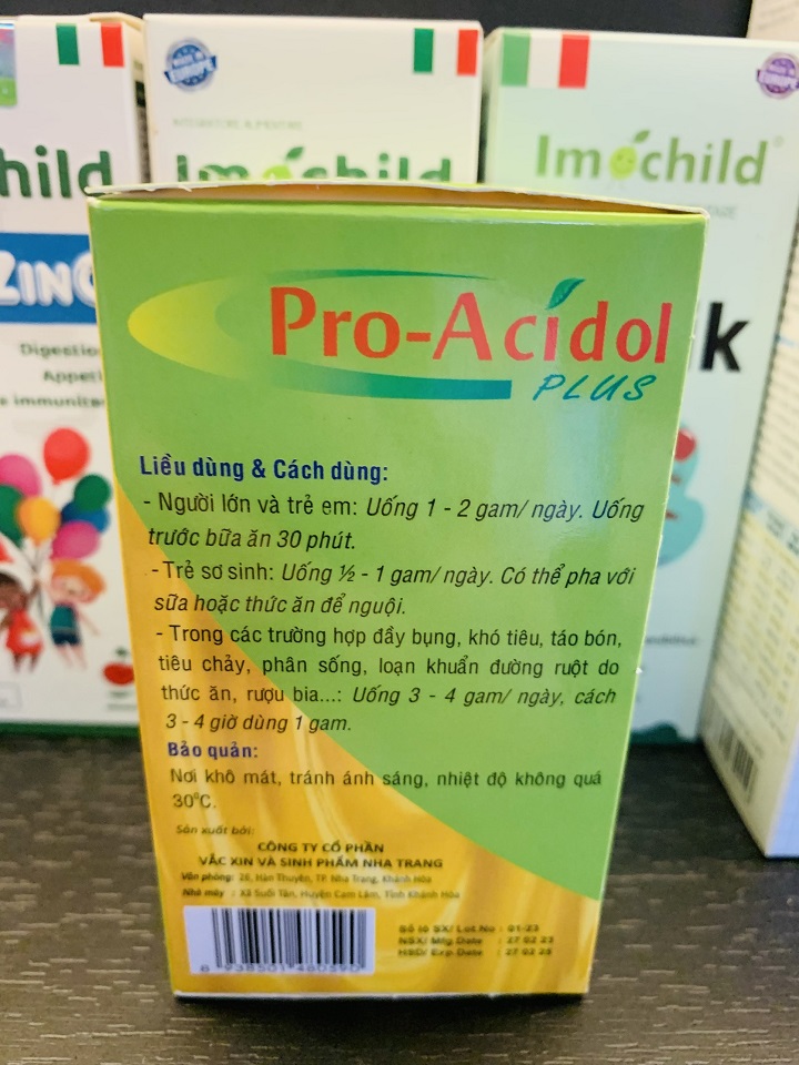 Pro-Acidol Plus 100G, 50G điều trị loạn khuẩn đường tiêu hóa